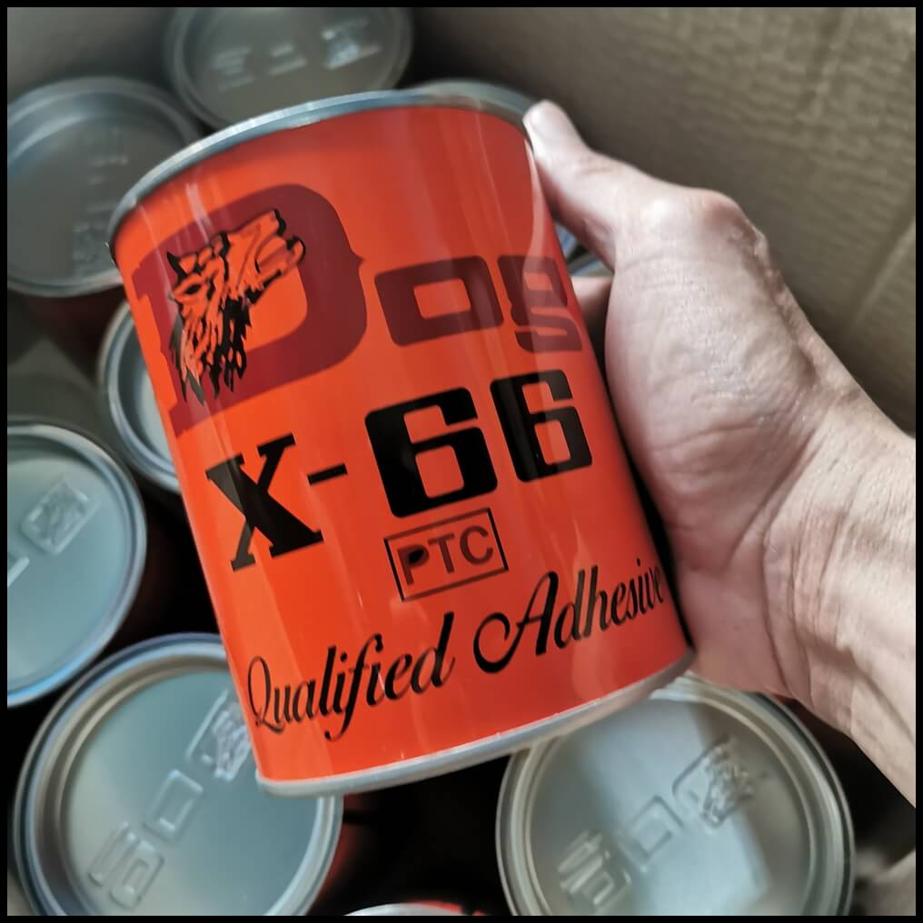 กาว Dog X-66 ราคา ส่ง 600ml กาวยางตราหมาป่า กาวหมาป่า